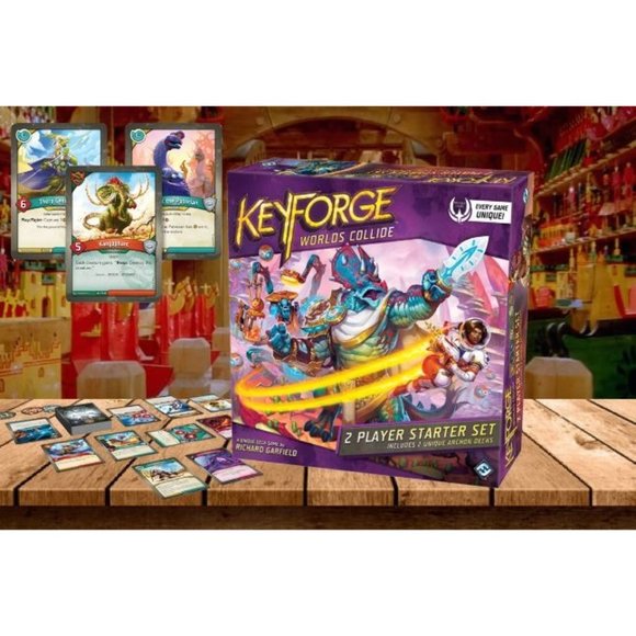 Buffalo Games | Toys | Keyforge Worlds Collide Unique Deck Game ...